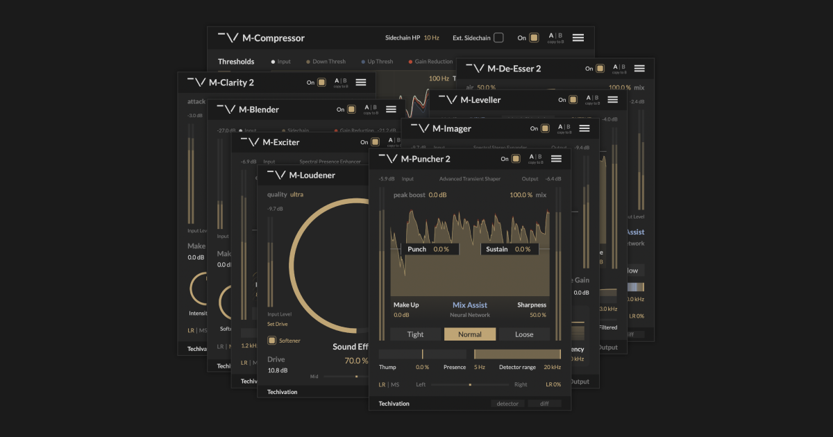 Techivation M-Bundle: All Techivation M-Series Plug-ins